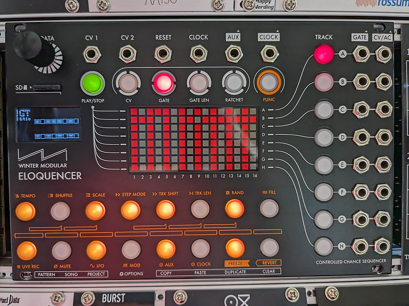 Winter Modular Eloquencer with EME MIDI expander - Black | Reverb