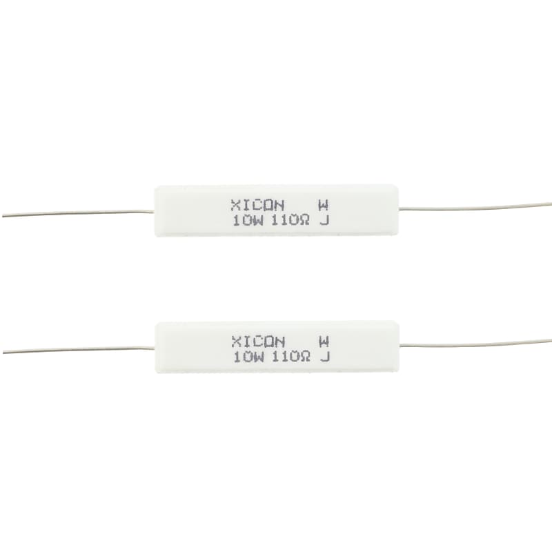 10 Watt Ceramic Cement Power Resistor, 110 Ohm, Pkg. of 2 | Reverb