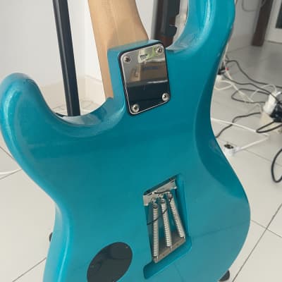 ESP Super Strat 1980s - Turquoise sparkle | Reverb