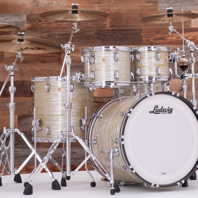 LUDWIG CLASSIC MAPLE OUTFITTER 6 PIECE DRUM KIT, AGED ONYX | Reverb UK