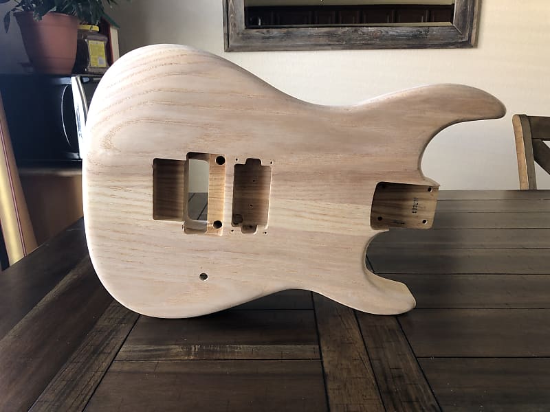 KNE Dinky Style Northern Ash body | Reverb