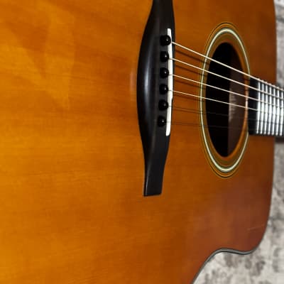 Yamaha FG3 Red Label Dreadnought Acoustic Guitar | Reverb
