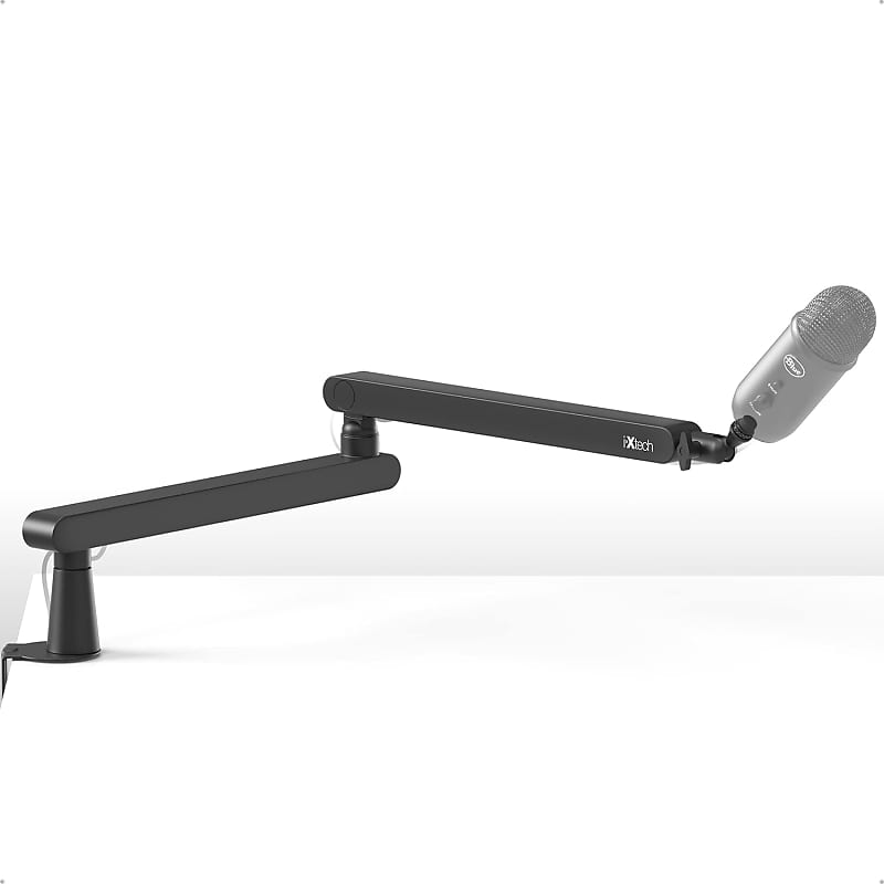 Mic Arm Desk Mount, Low Profile Boom Arm, Adjustable | Reverb