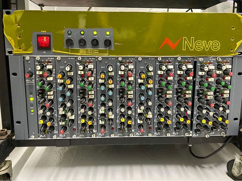NEVE 1980s Rare Vintage Prism Rack 7 Mic Pres And 3 EQ | Reverb