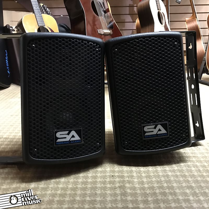 Seismic Audio NPS-6 75W 6" Passive Speaker Pair w/ Mounting | Reverb