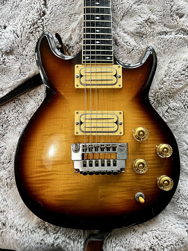 Overwater Deluxe Guitar 1980s - Flame Maple Top | Reverb UK