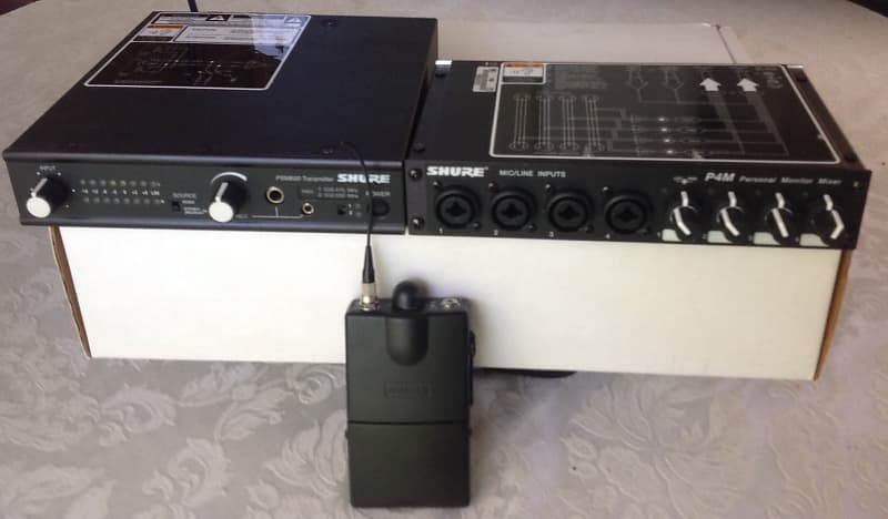 Shure PSM 600 Wireless Personal Monitor System /P4M Mixer | Reverb