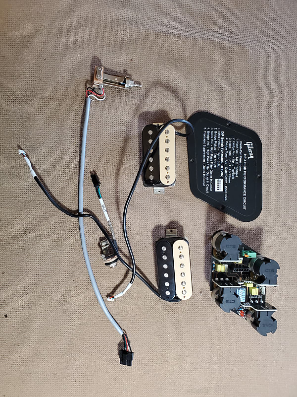 Gibson Tradbucker pickups quick connect w/ wiring and switch | Reverb