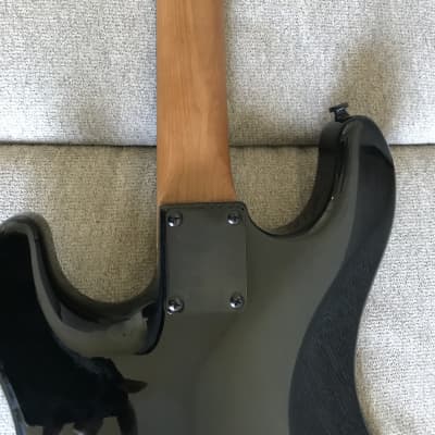 Warmoth 7/8 strat with Gibson scale fingerboard 2021 - Black | Reverb