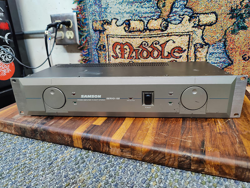 Samson Servo 150 Studio Amplifier - Silver | Reverb