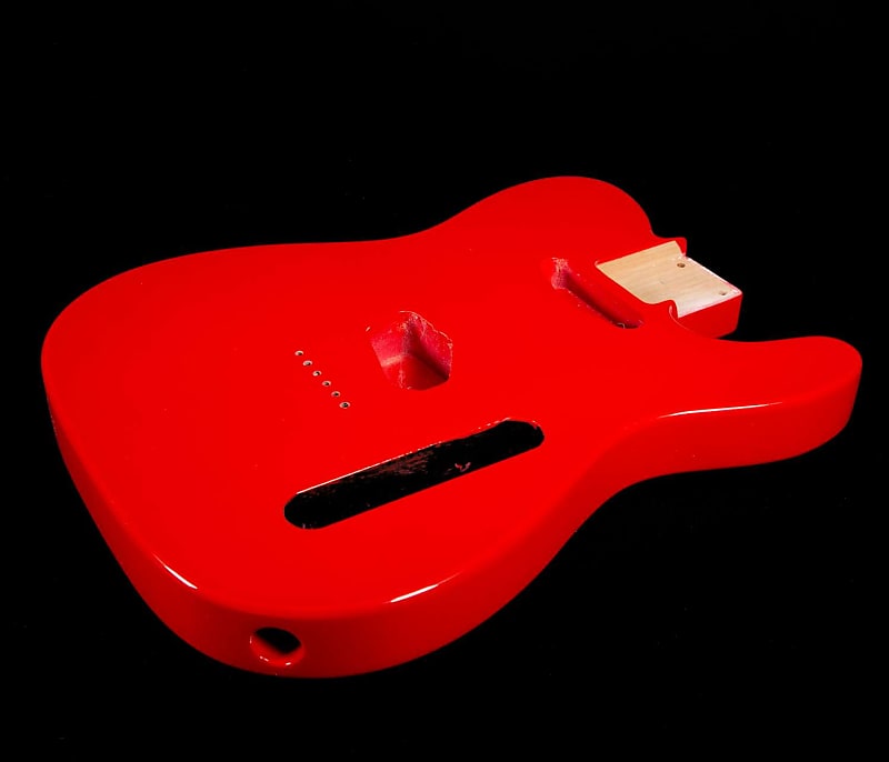 Tone Ninja Tele Body, Alder, Gloss poly Fiesta Red | Reverb