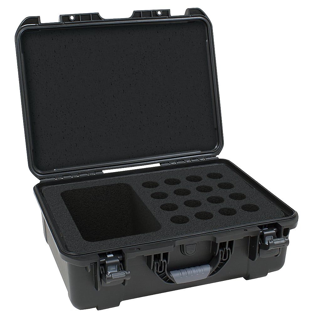 Gator GM-16-MIC-WP Waterproof Molded 16 Mic Case | Reverb Deutschland
