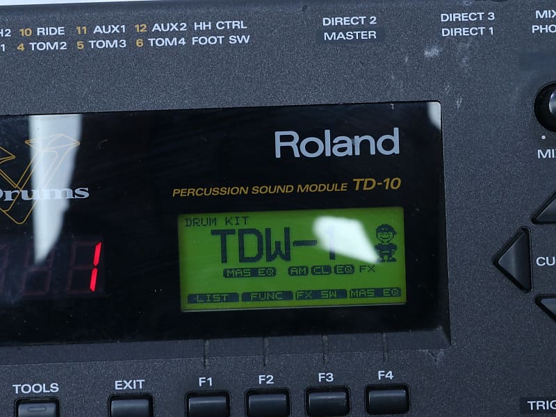Roland TD-10 Drum Module Brain TD10 TDW1 Expansion | Reverb