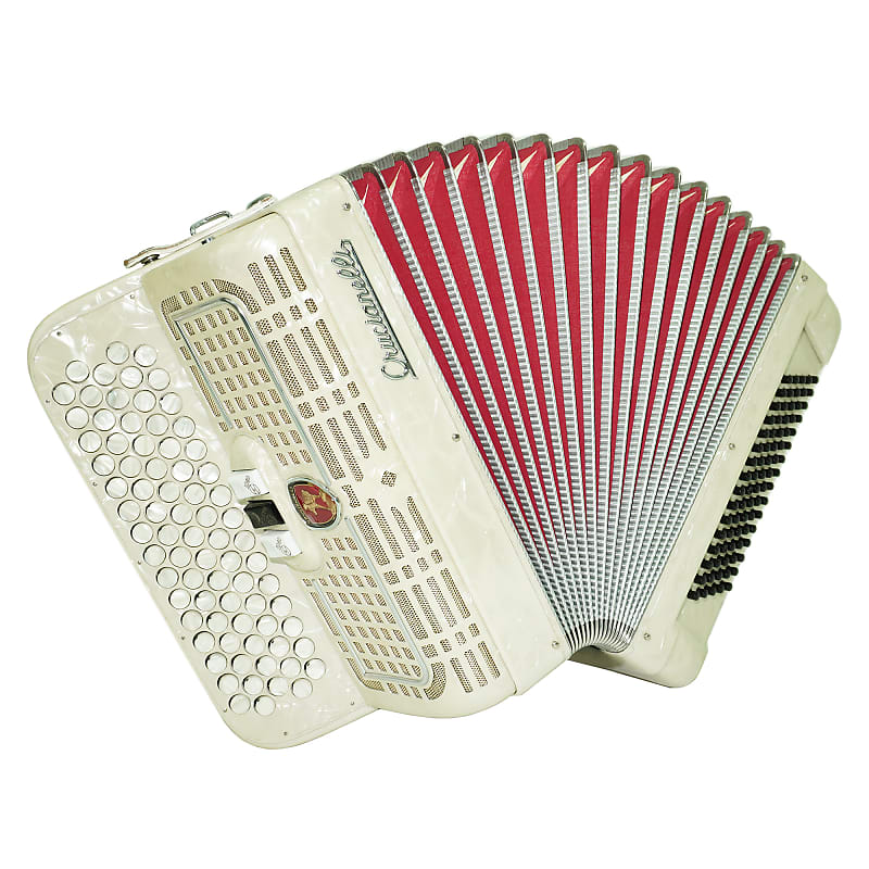 Crucianelli 5 Row Lightweight Button Accordion 80 Bass made | Reverb