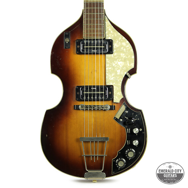 1960's Hofner 459-TZ Violin Guitar | Reverb