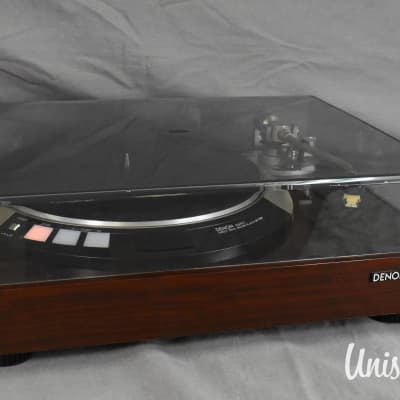 Denon DP-55M quartz direct drive record player in very good | Reverb