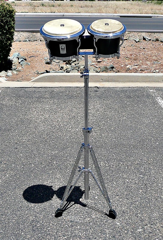 Toca Percussion Custom Deluxe Wood Bongo Set - (7" and 8 .5") | Reverb