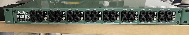 Radial Pro D8 8ch Rackmount DI | Reverb