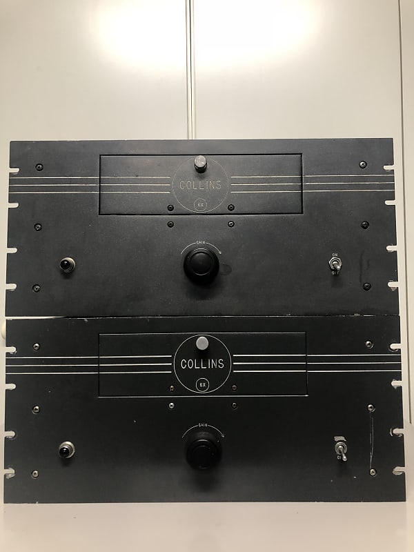 2) Vintage 1940’s Collins 6X Tube Microphone Preamps | Reverb