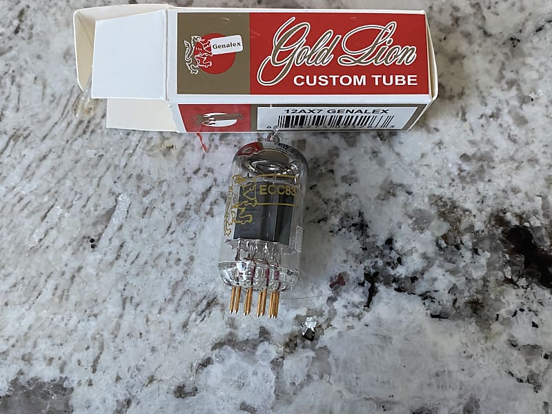 Genalex 12AX7 ECC83 / B759 Gold Lion Gold Pins | Reverb