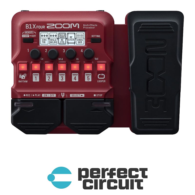 Zoom B1X FOUR Bass Multi-FX Processor | Reverb