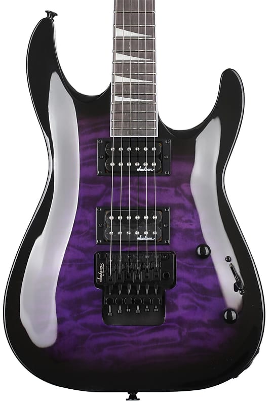 Jackson Dinky Arch Top JS32Q DKA - Transparent Purple Burst | Reverb