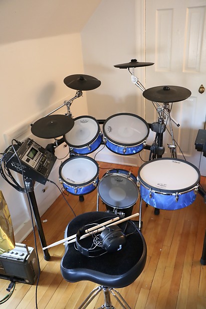 Roland TD-12 V-Drums | Custom Blue Upgrades | Complete | 30 | Reverb