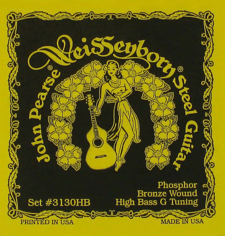 John Pearse 3130 Weissenborn Acoustic Lap Slide Strings - G, | Reverb
