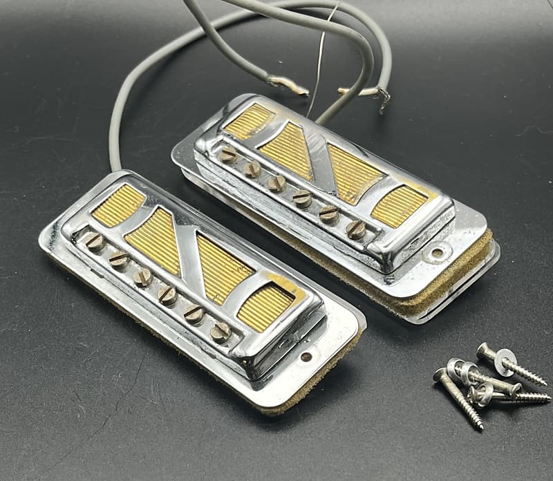 1960s Teisco Kingston EJ1 Gold Foil Pickups - MIJ | Reverb