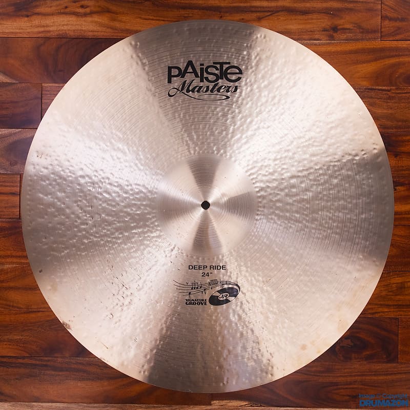 PAISTE 24" MASTERS J.R. ROBINSON SIGNATURE GROOVE DEEP RIDE | Reverb