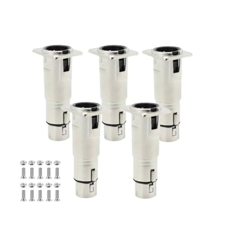 5X Neu Trik Xlr Connector D Patch Panel Mountin Xlr Male To | Reverb