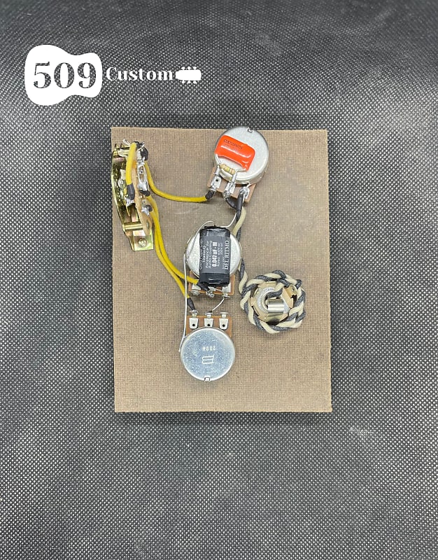 509 Custom Stratocaster 5-Way Wiring Kit W/ Bridge Tone Mod | Reverb