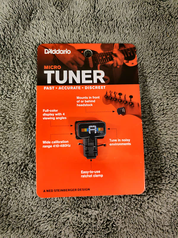 D'addario Guitar Tuner - Micro Headstock Tuner at Laura Stanley blog