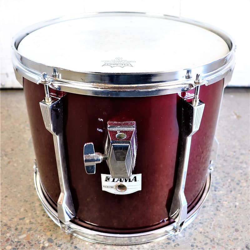 Tama 11x13" RockStar Rack Tom Drum Maroon Wrap | Reverb