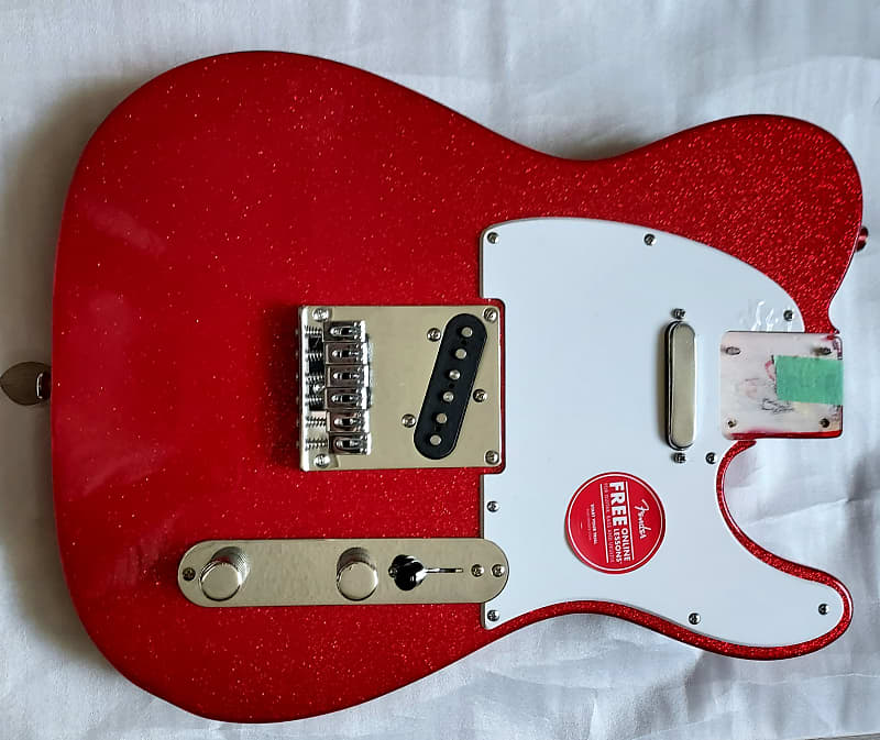 Fender Squier Telecaster Body (Limited Edition Red Sparkle) | Reverb