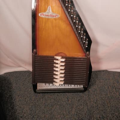 Rhythm Band Chroma Harp Sunburst AutoHarp with chipboard case | Reverb