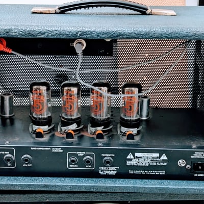 Crate BV-120H Blue Voodoo Amplifier Head 2000s - Blue | Reverb