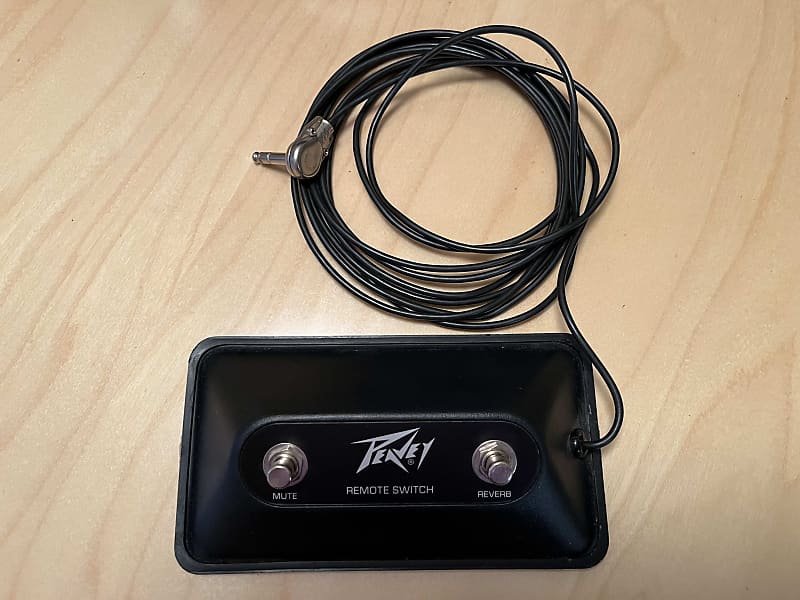 Peavey Remote Switch Foot Switch with "Mute" & "Reverb" | Reverb