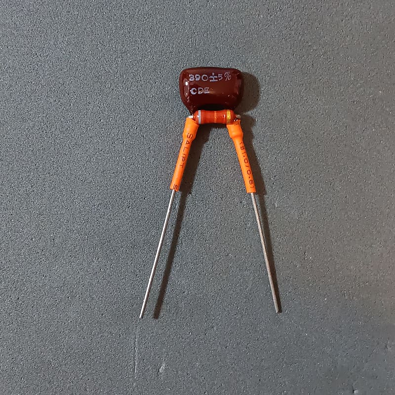 TREBLE BLEED "HUMBUCK 3982" 390pF Cornell Dubilier SilverMica | Reverb