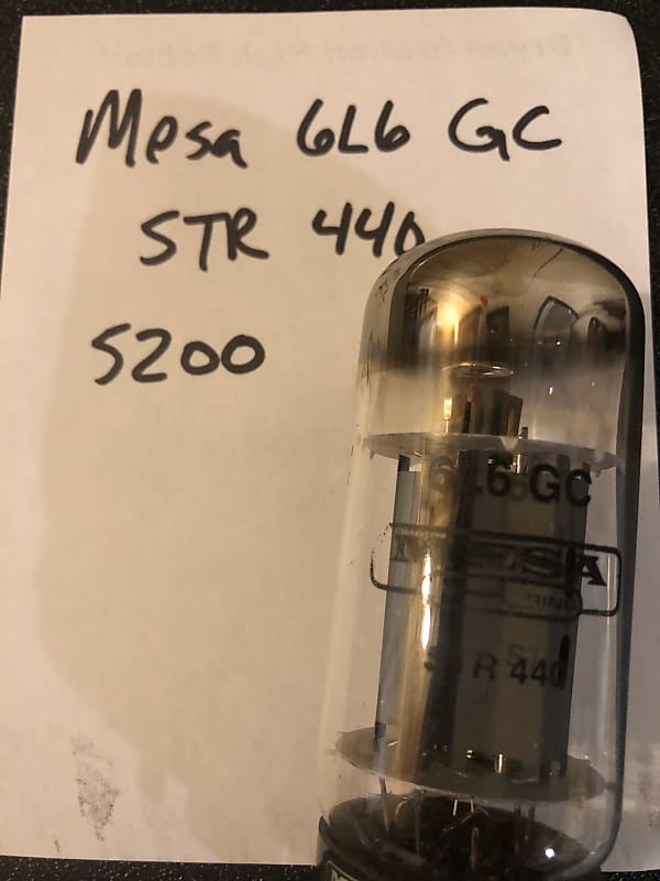 Ruby Mesa 6L6GC tubes For Frank Glass | Reverb