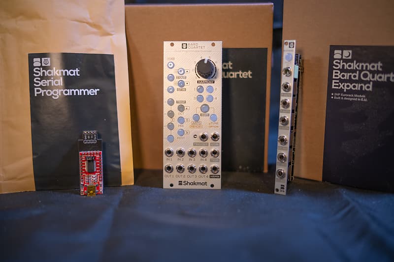 Shakmat Modular Bard Quartet + Expander and Serial Programmer | Reverb