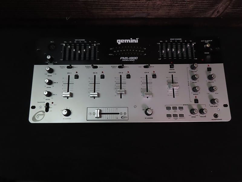 Gemini PMX1800 STEREO MIXER DJ Mixer (Edison, NJ) | Reverb