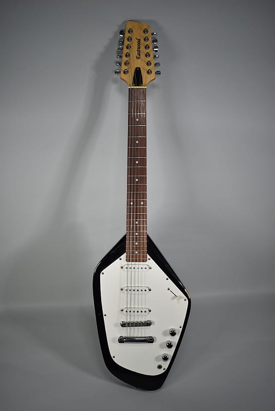 Eastwood Phantom XII Black Finish 12 String Electric Guitar | Reverb