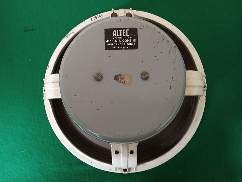 1968 Altec 417-B Dia-Cone 8 Ohm Speaker Original Cone Good | Reverb UK