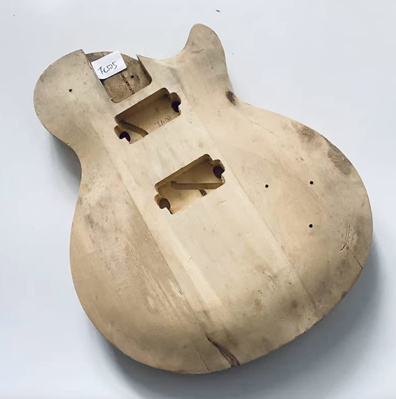 Unfinished LAG Single Cut Guitar Basswood Body | Reverb UK