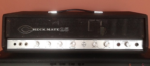 Teisco Checkmate 25 amplifier head, Vintage, handwired tube | Reverb