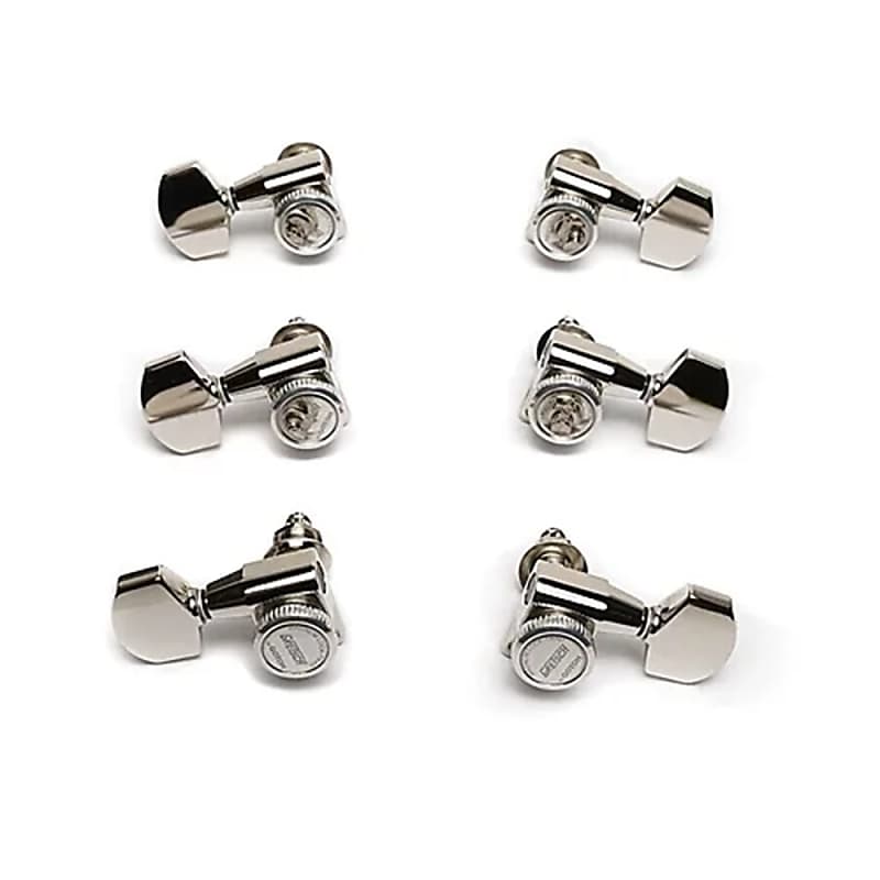 Gretsch Branded Gotoh 3x3 Locking Tuners, AB01 Buttons - | Reverb