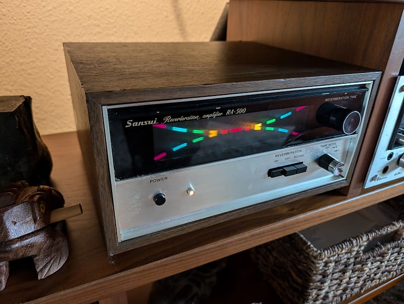 Sansui Reverberation Unit 70s - Wood, metal | Reverb