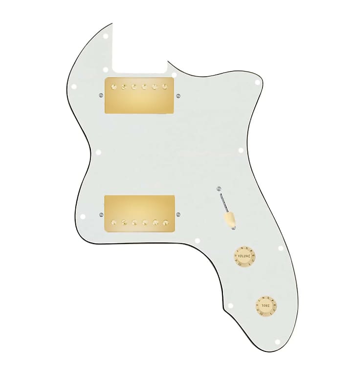 920D Custom 72 Thinline Tele Loaded Pickguard With Gold Cool | Reverb