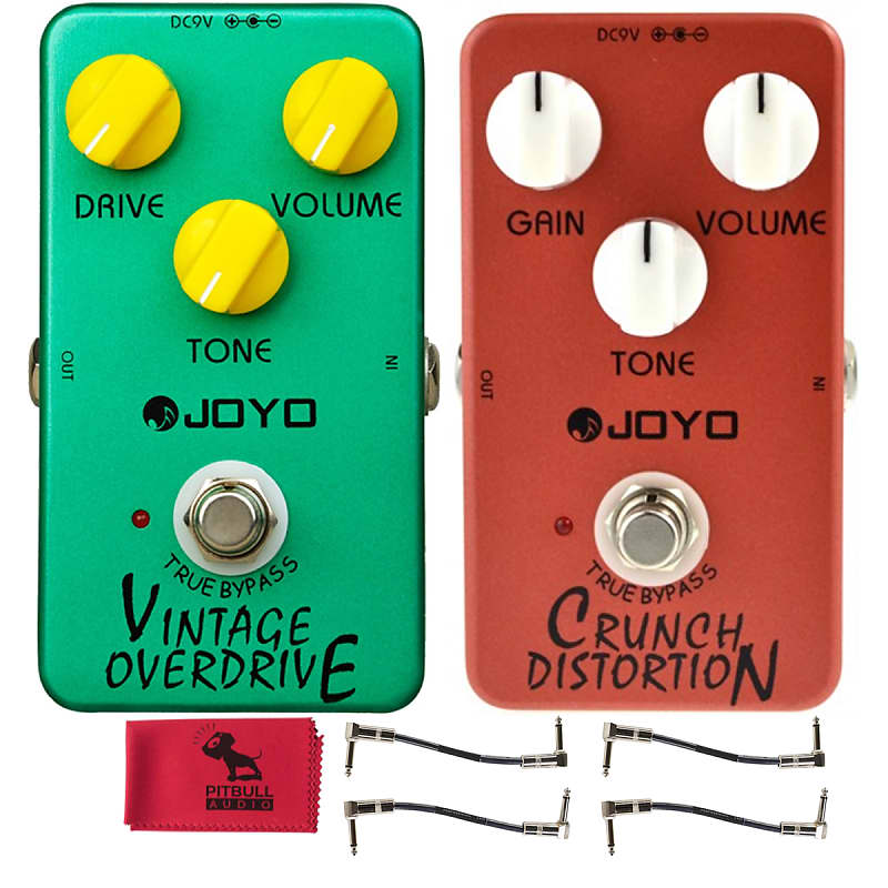 JOYO JF-01 Vintage Overdrive & JF-03 Crunch Distortion Pedals | Reverb